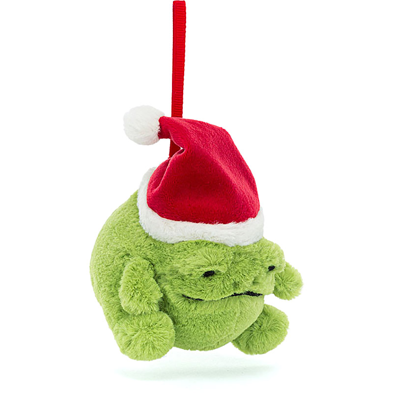 Jellycat Ricky Rain Frog Tree Decoration | plushpaws.co.uk