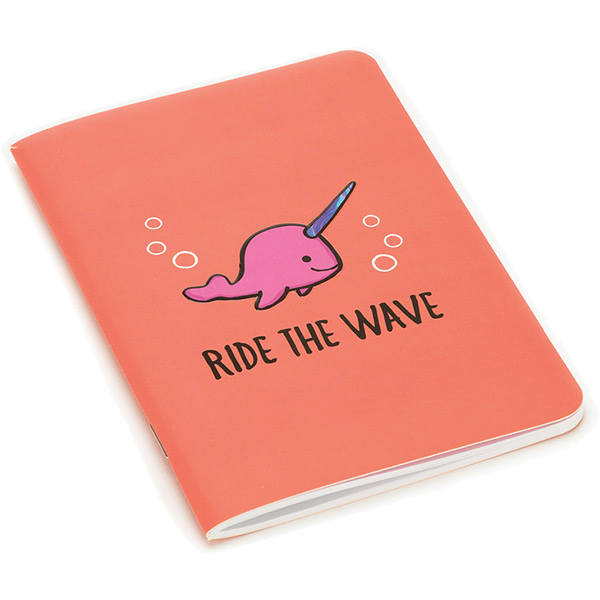 Jellycat Seas the Day Coral A6 Notebook | plushpaws.co.uk