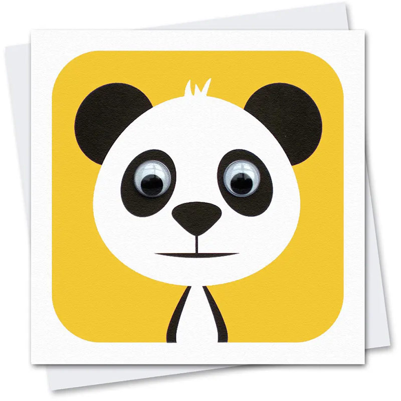Stripey Cats Pearl Panda Gift Card | plushpaws.co.uk
