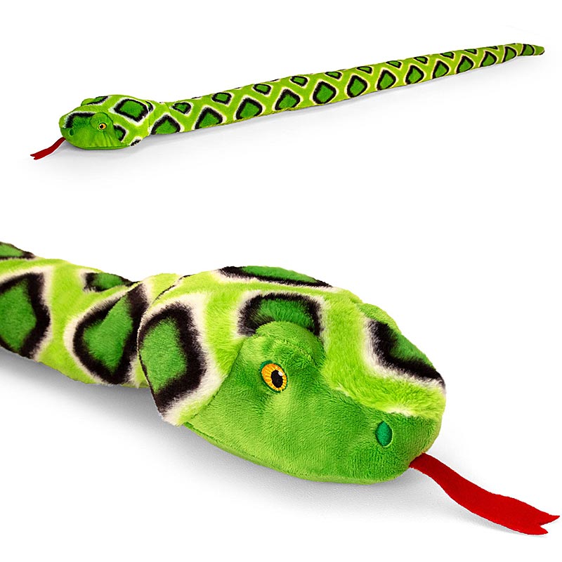 Keel Toys Keeleco Green Snake | plushpaws.co.uk