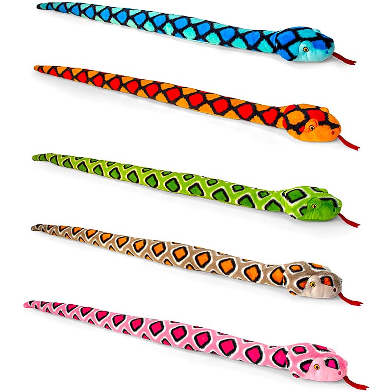 Keel Toys Keeleco Pink Snake | plushpaws.co.uk
