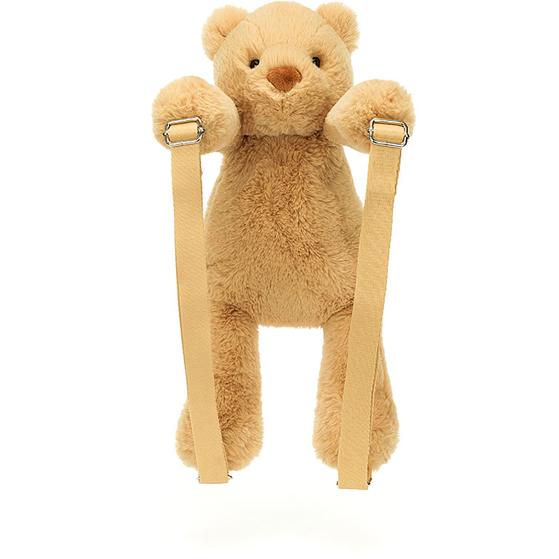 Jellycat Smudge Bear Backpack | plushpaws.co.uk