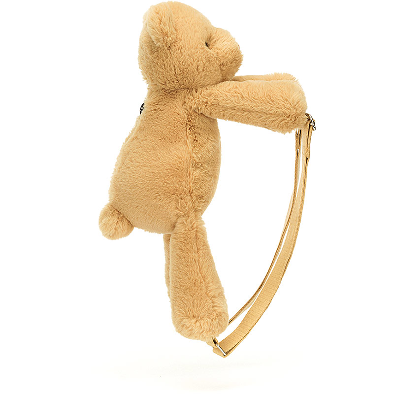 Jellycat Smudge Bear Backpack | plushpaws.co.uk