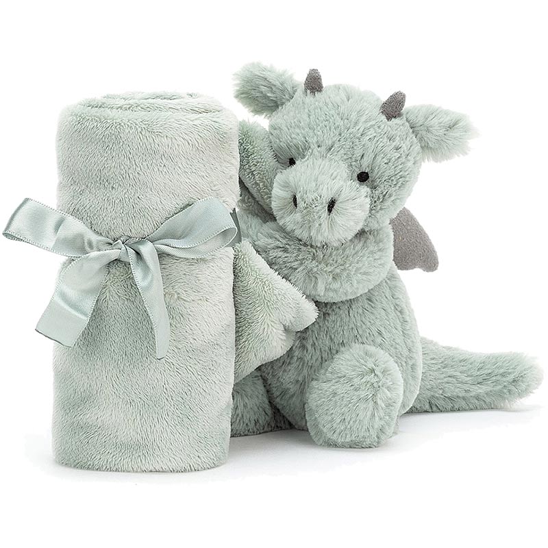 Little Jellycat Bashful Dragon Soother | plushpaws.co.uk
