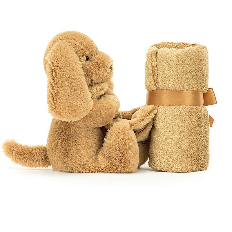 Jellycat Bashful Toffee Puppy Soother | plushpaws.co.uk