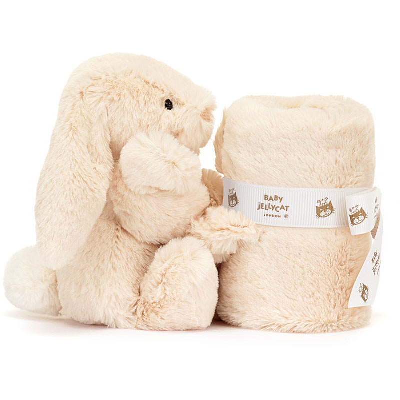 Baby Jellycat Bashful Luxe Willow Bunny Soother | plushpaws.co.uk