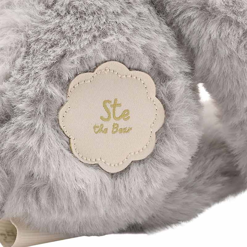 Softies Ste the Plush Long Leg Grey Teddy Bear | plushpaws.co.uk