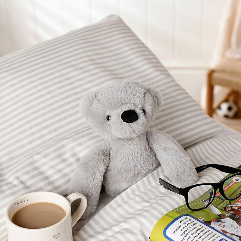 Softies Ste the Plush Long Leg Grey Teddy Bear | plushpaws.co.uk