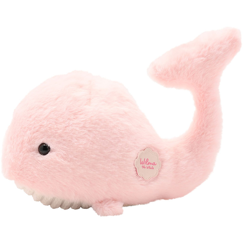 Softies Wilma the Plush Pink Whale | plushpaws.co.uk