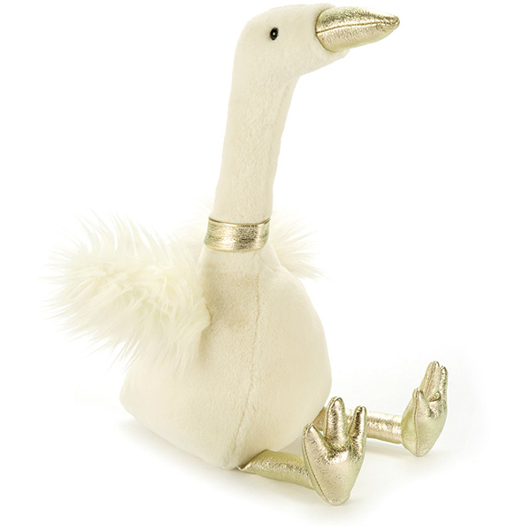 Jellycat Sparkle Snow Goose | plushpaws.co.uk