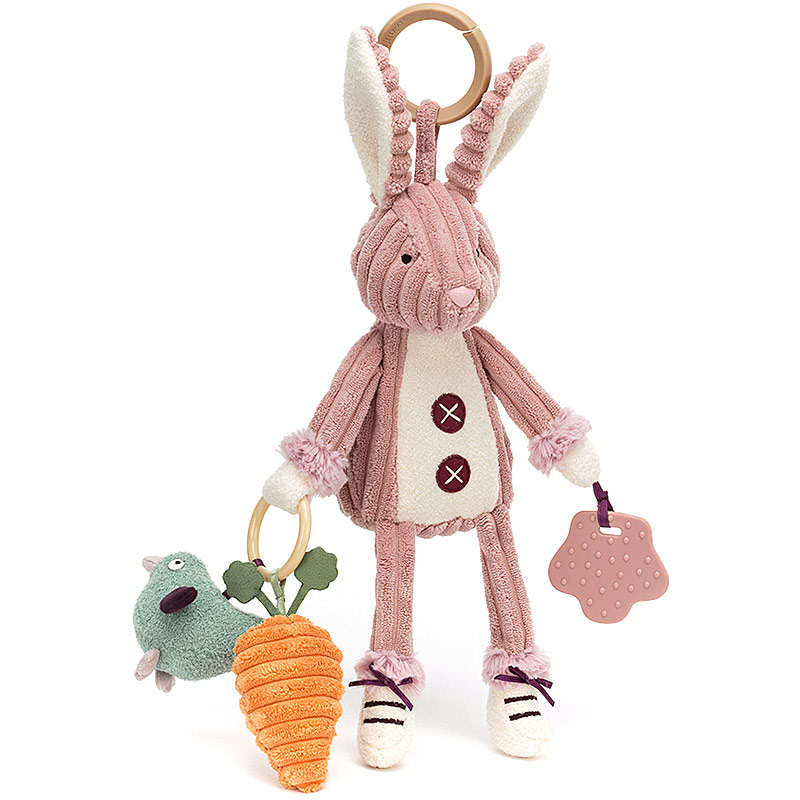 Little Jellycat Cordy Roy Bunny Activity Toy | plushpaws.co.uk