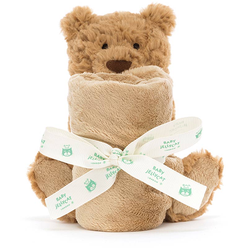 Baby Jellycat Bartholomew Bear Soother | plushpaws.co.uk