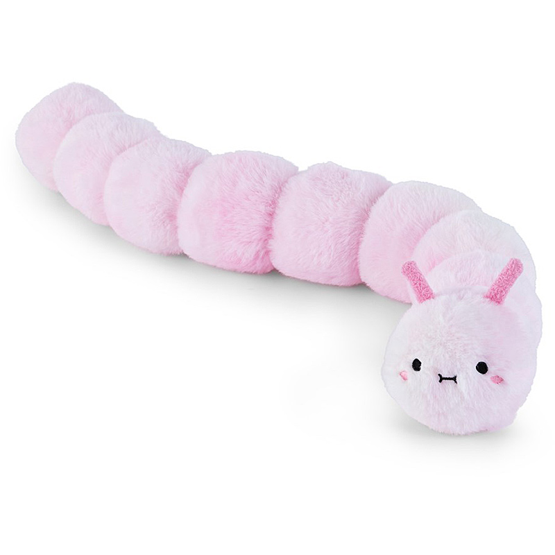 Noodoll Ricewaggle Pink Caterpillar | plushpaws.co.uk