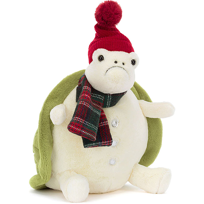 Jellycat Snowman Timmy Turtle | plushpaws.co.uk
