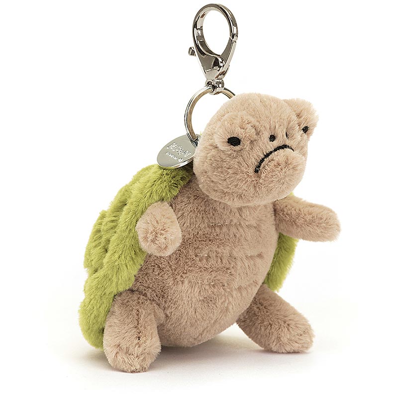 Jellycat Timmy Turtle Bag Charm Keyring | plushpaws.co.uk