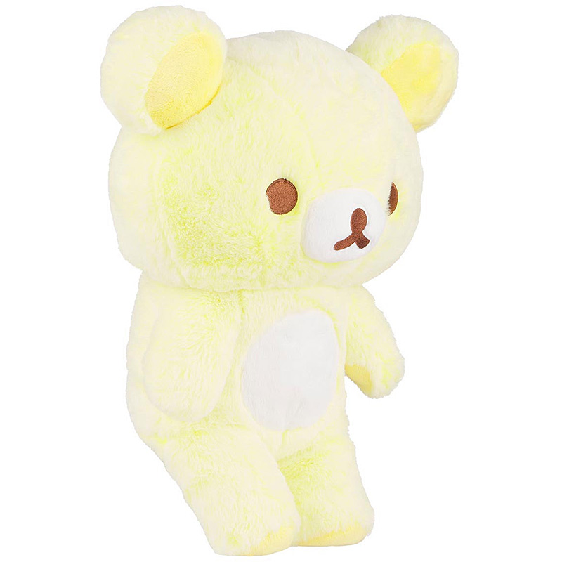 San-X Rilakkuma Yellow Sherbet Long Pile | plushpaws.co.uk