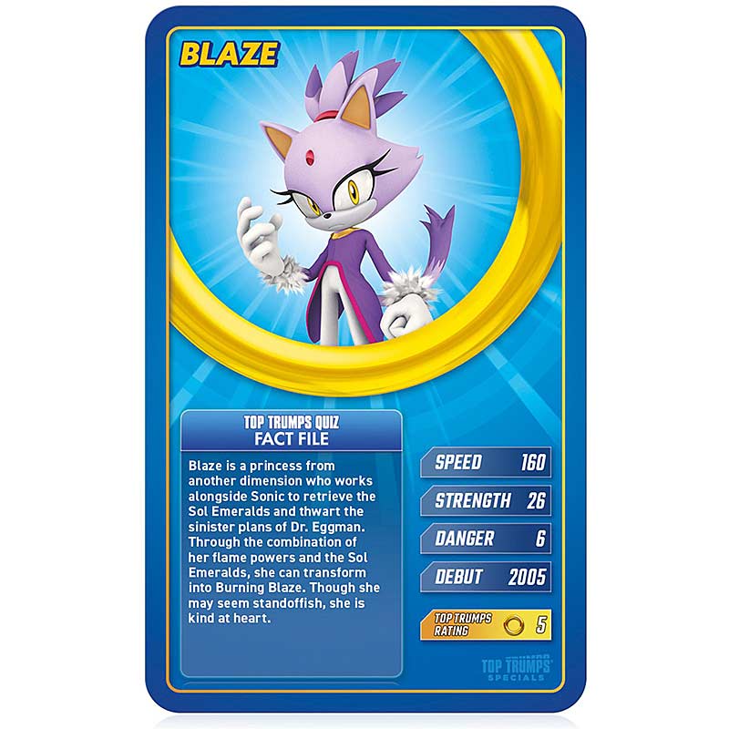 SEGA Sonic the Hedgehog Top Trumps | plushpaws.co.uk